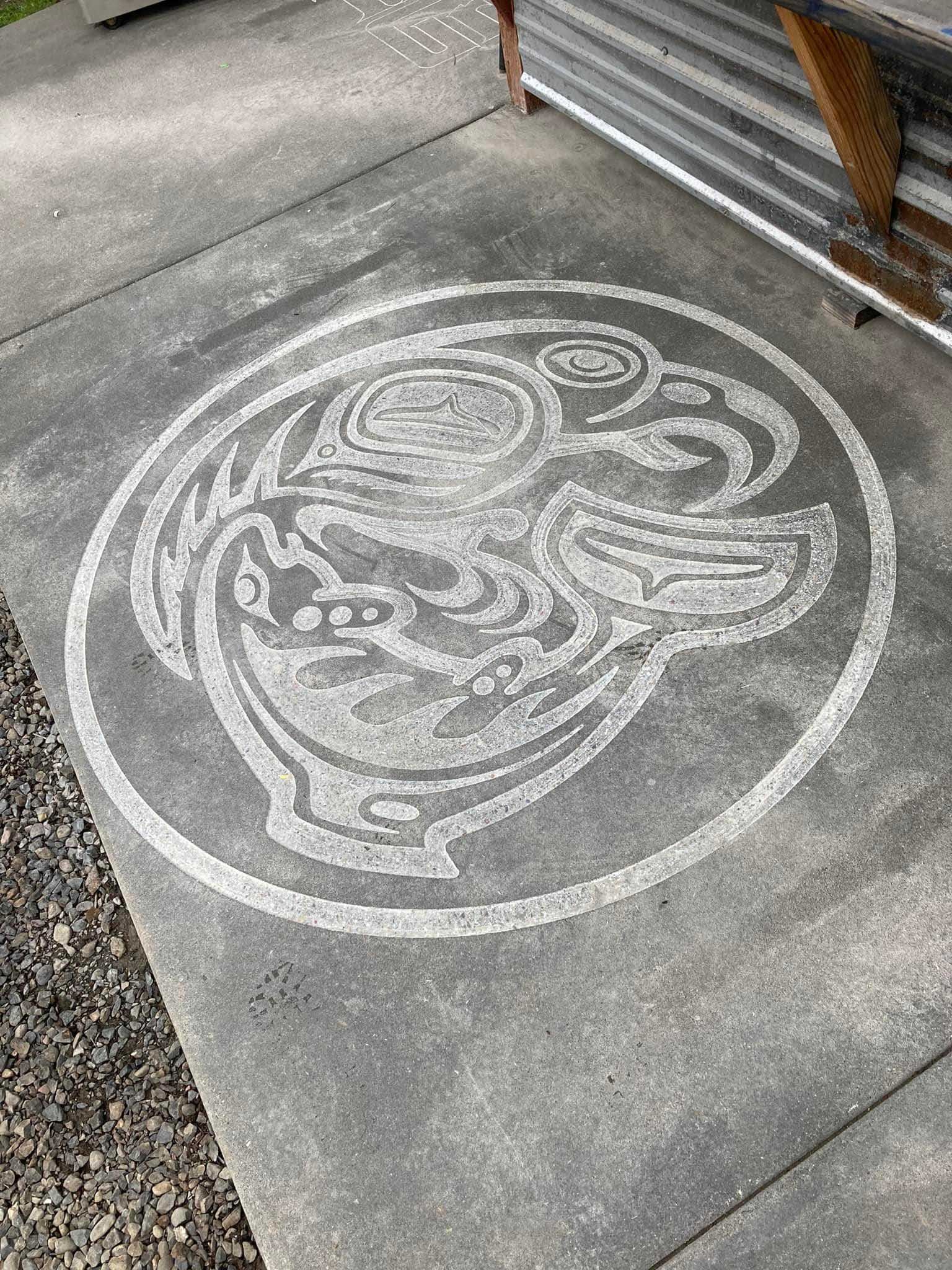 Concrete Engraving Gallery | Spartanburg, SC | Blastek