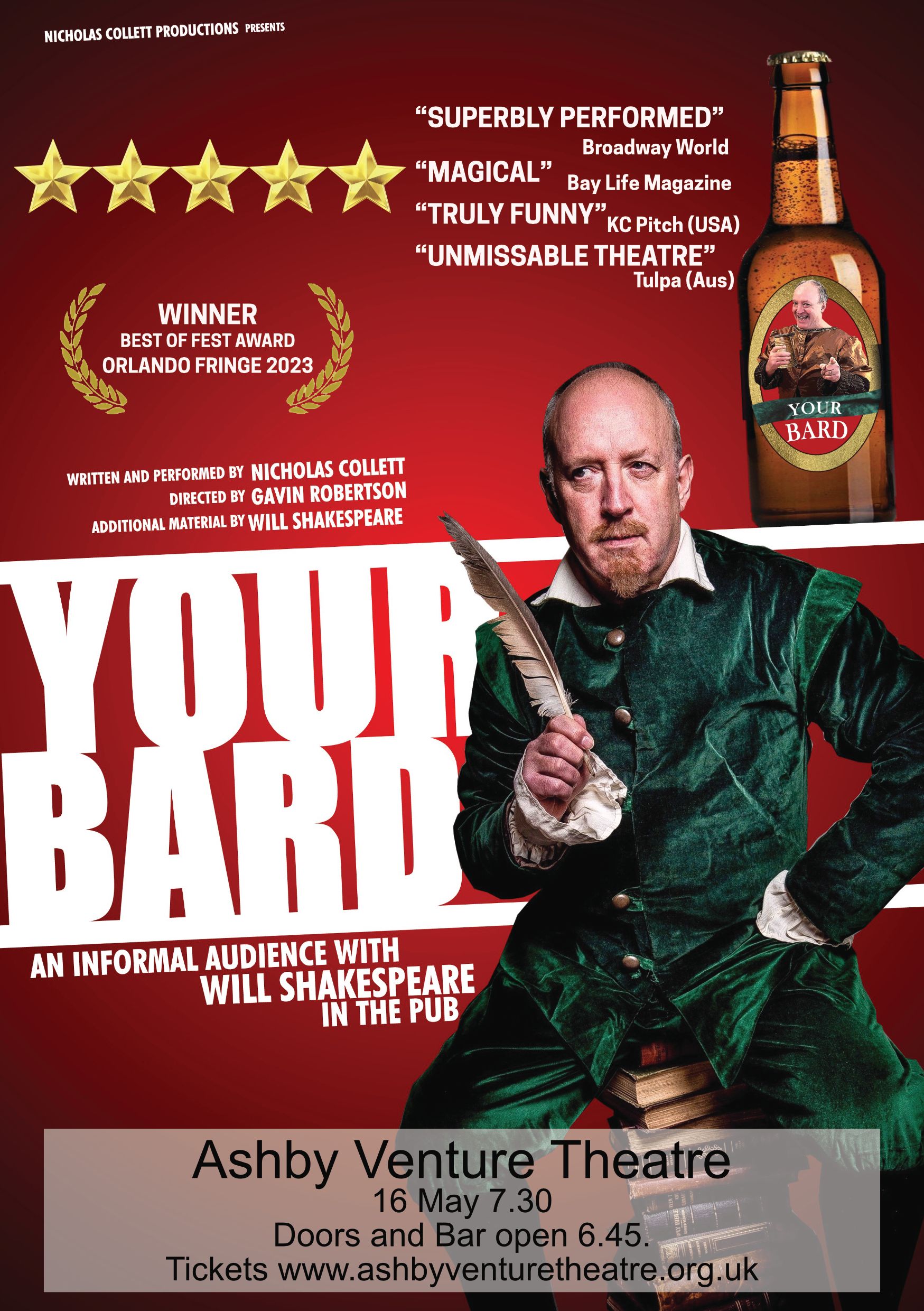 The Venture Theatre | Ashby De La Zouch | What's On