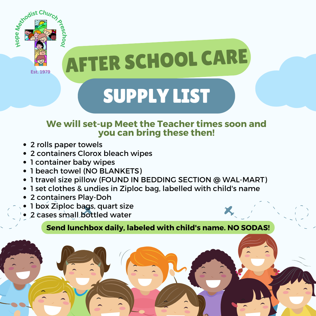 Christian Preschool | Hope Methodist Church | Hope, AR