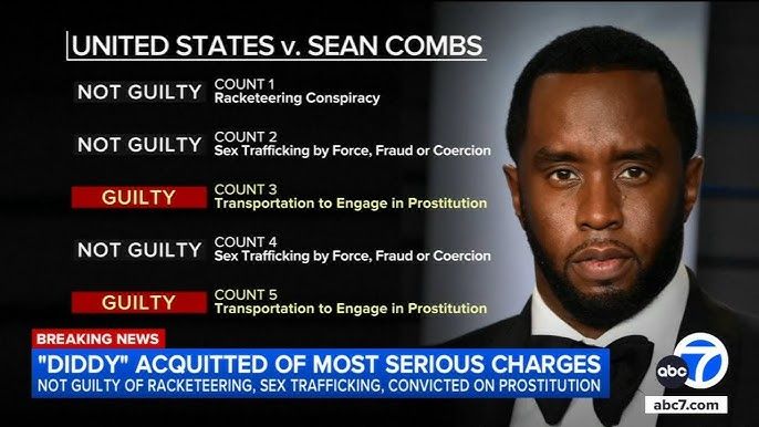 Sean "Diddy" Combs Sentenced to 4 Years, 2 Months in Prison; 5 Years of Supervised Release