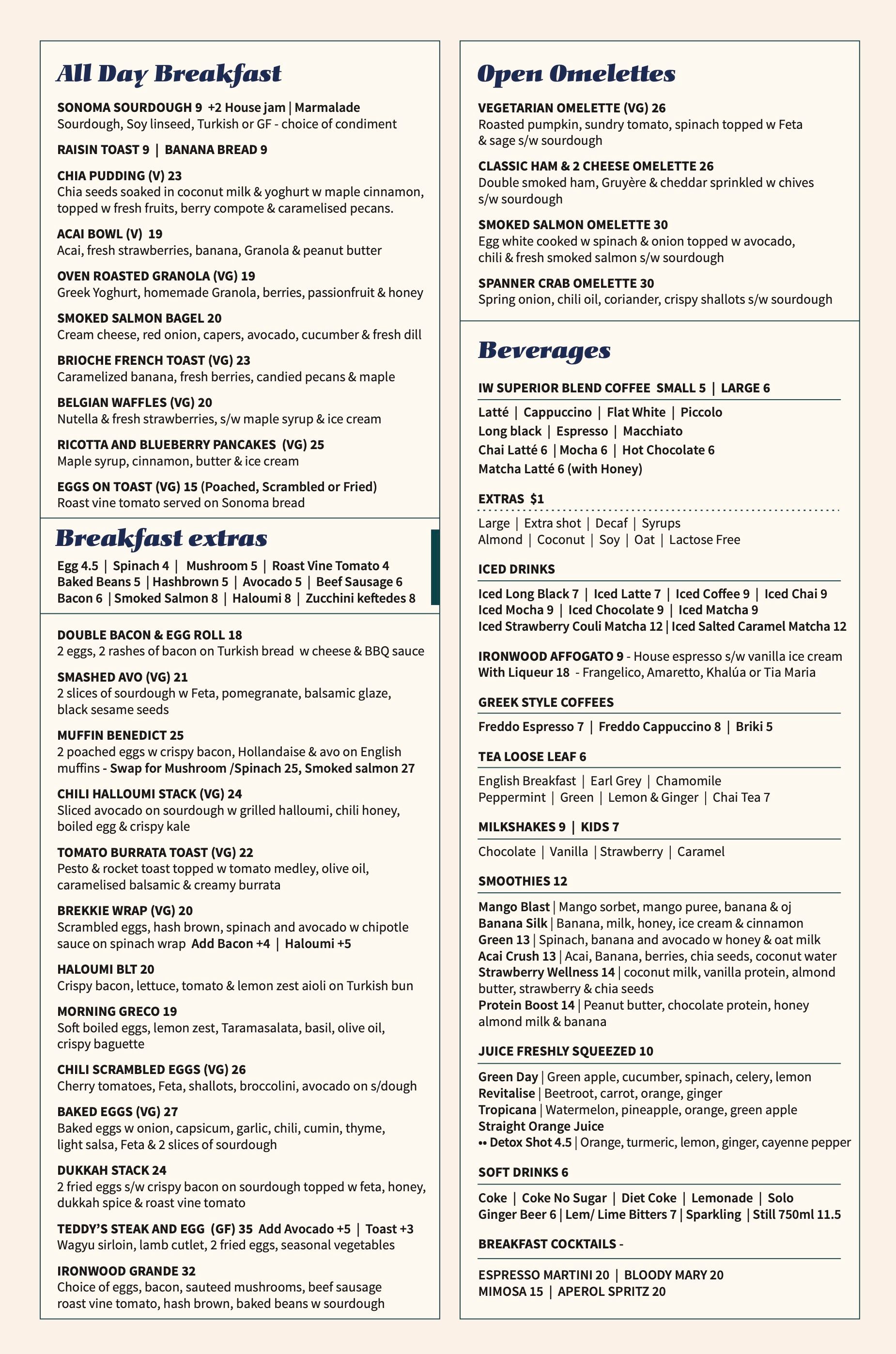 All Day Menu