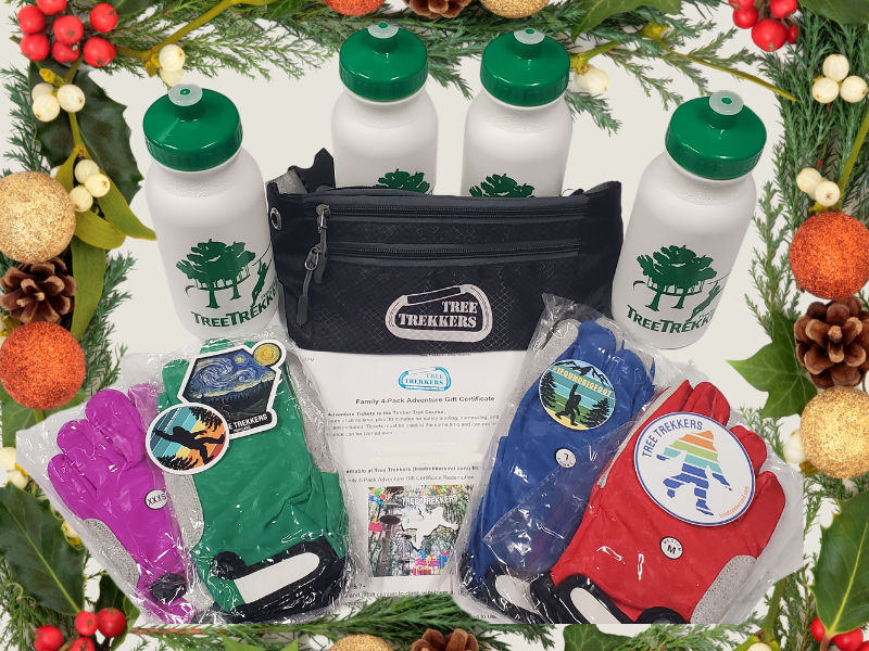 Give the gift of adventure with a Gift Certificate to Tree Trekkers