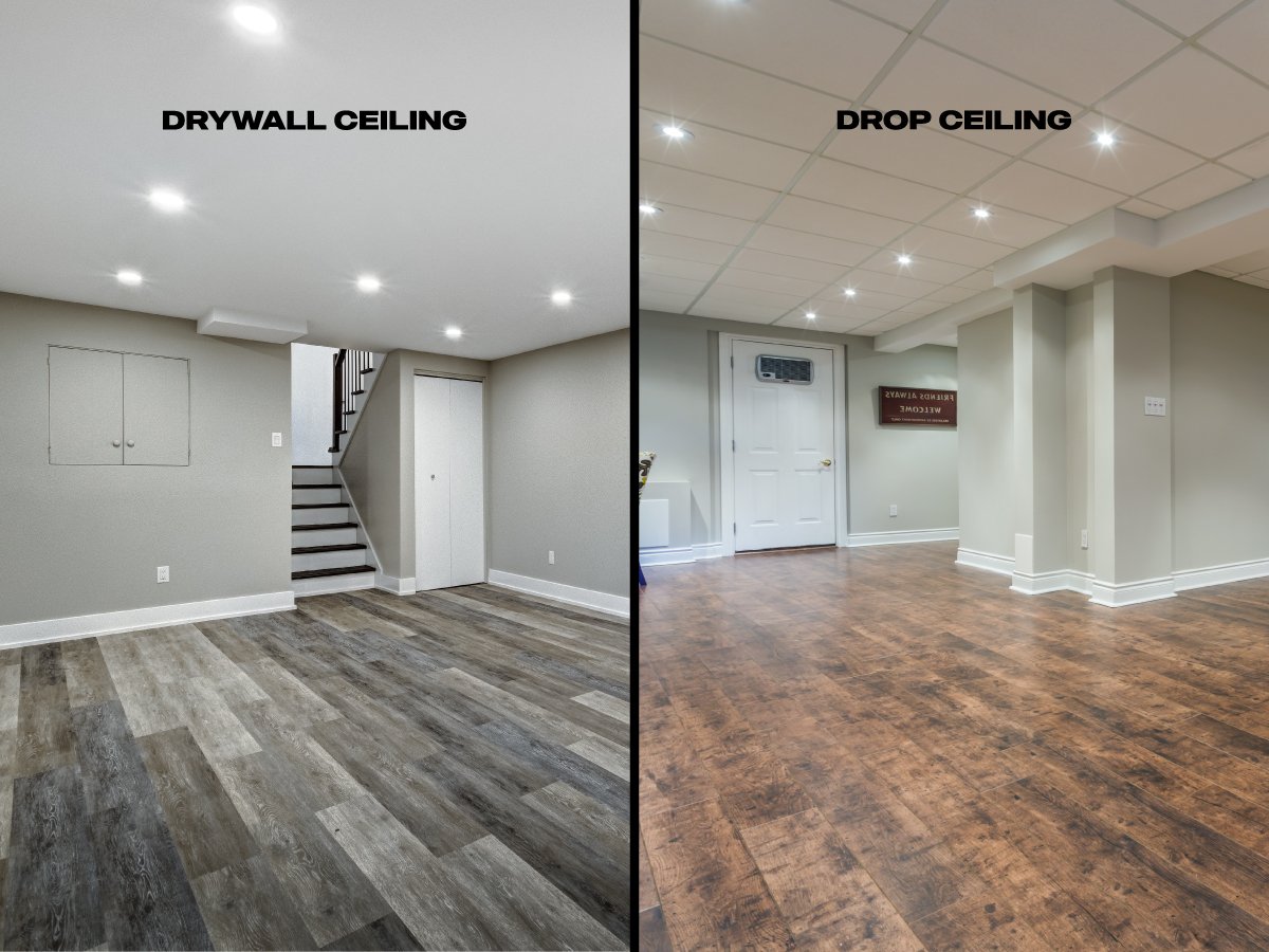 Drop Ceilings Birmingham AL: Drywall or Drop Basement Ceiling, Which is ...