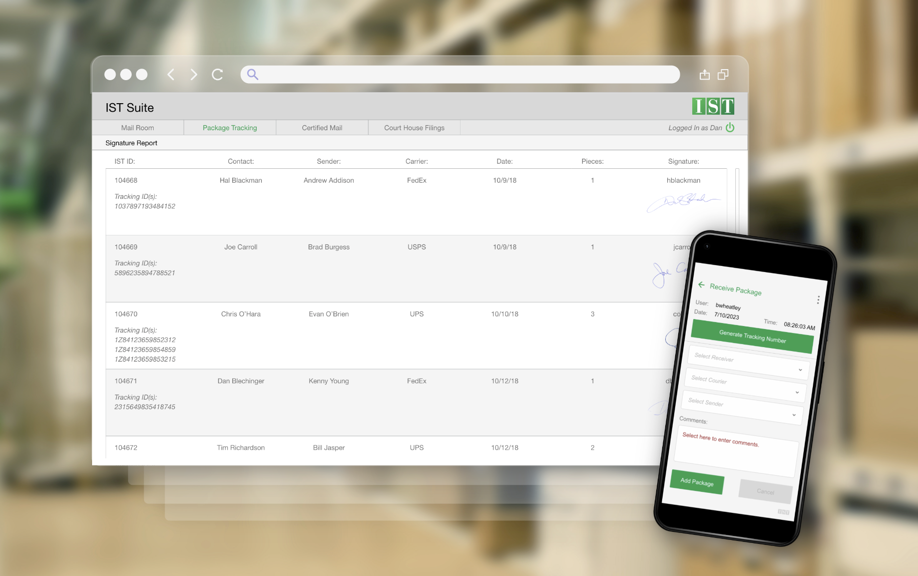 Solving Mailroom Clutter for Academic Institutions
