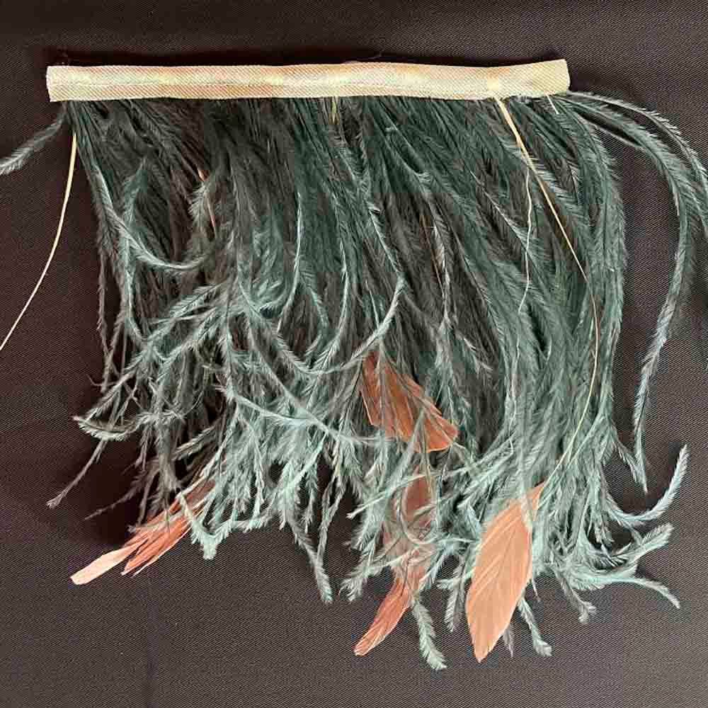 Manufacturing any design with recycled natural feathers