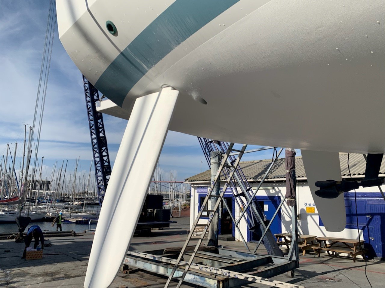 Composite Jet Thruster Thru-hulls