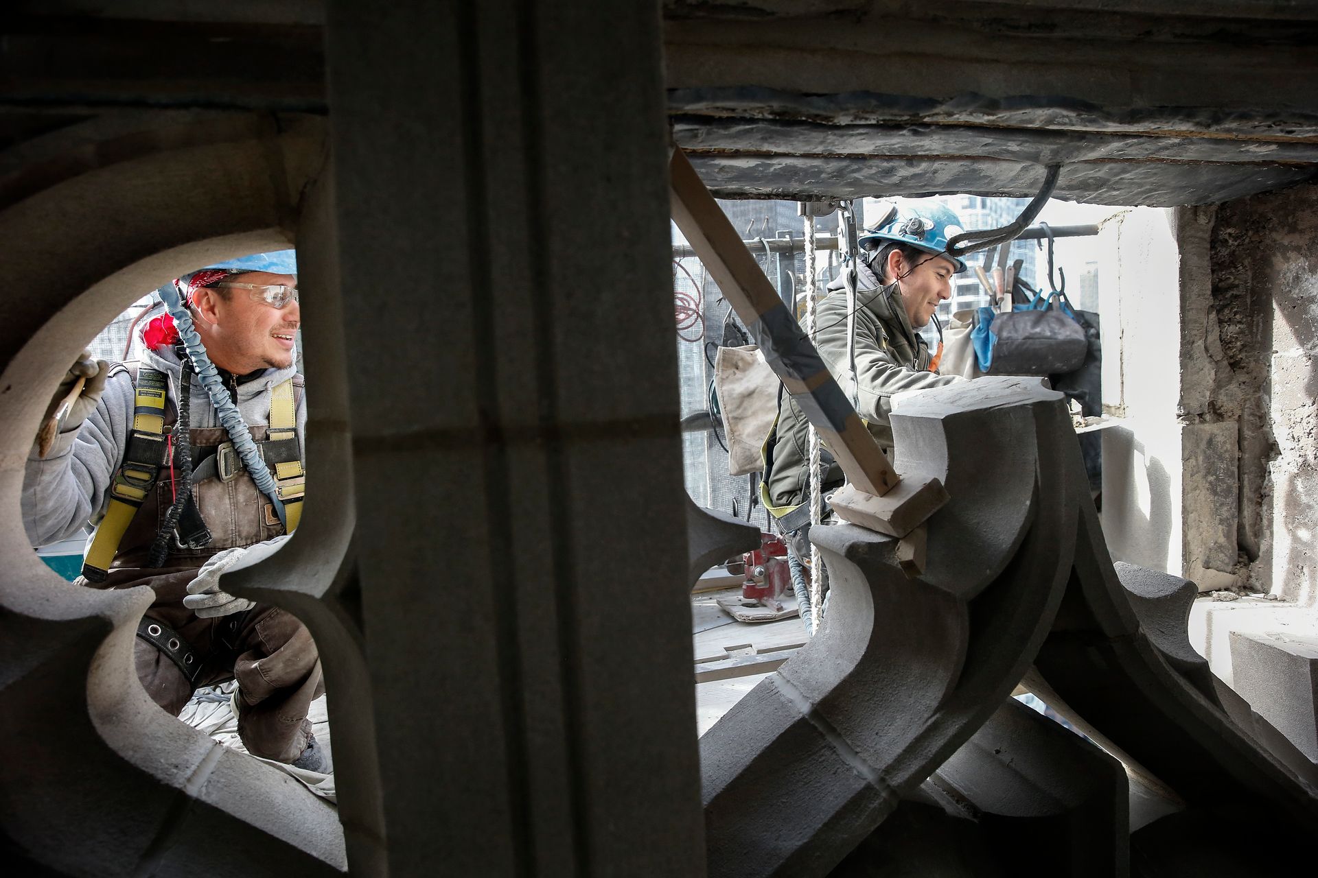 Tribune Tower Limestone Restoration | RestoreWorks