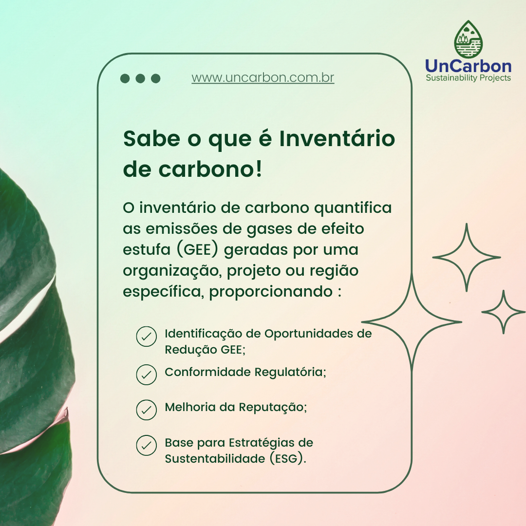 Você sabe o que é Inventário de carbono?