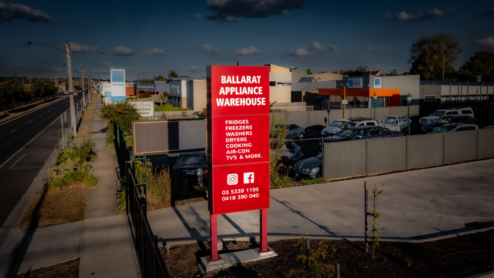 Ballarat Appliance Warehouse Signage