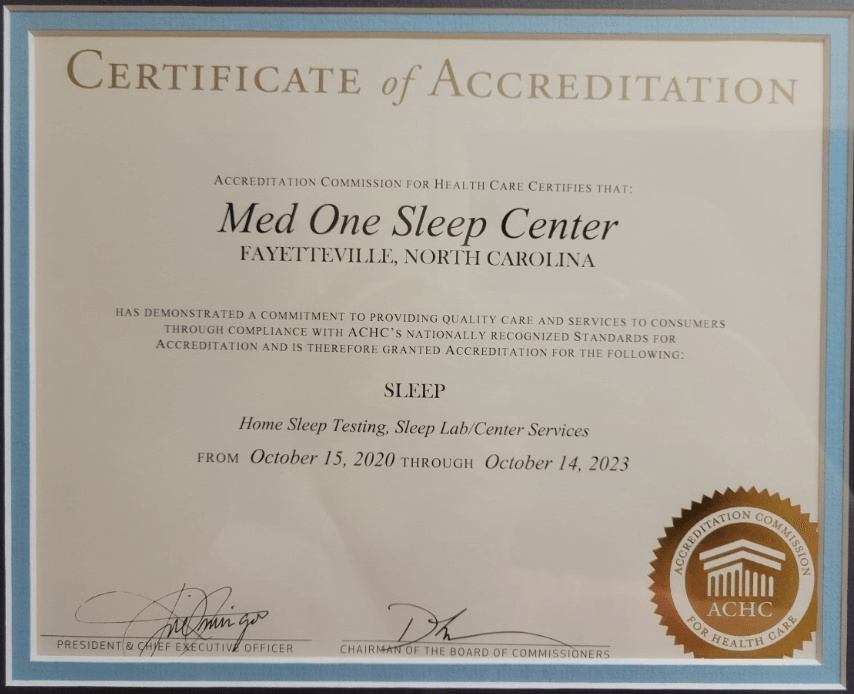 Insomnia Problem Fayetteville & Hope Mills, NC | Med One Sleep Center