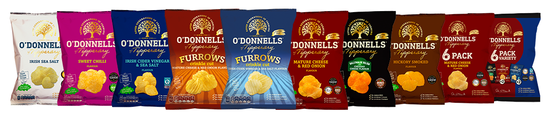 O’Donnells Crisps | Ireland's Number 1 Hand Cooked Crisps