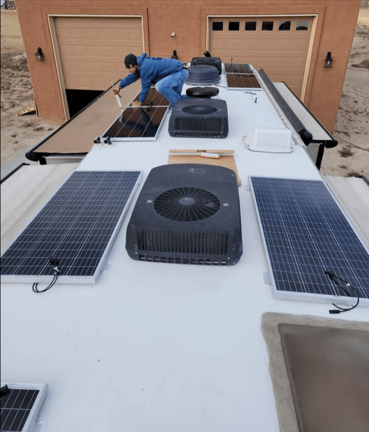RV 24V Solar Installation