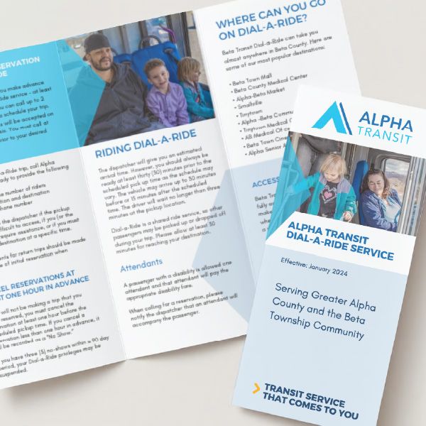 Passenger Guide Brochures