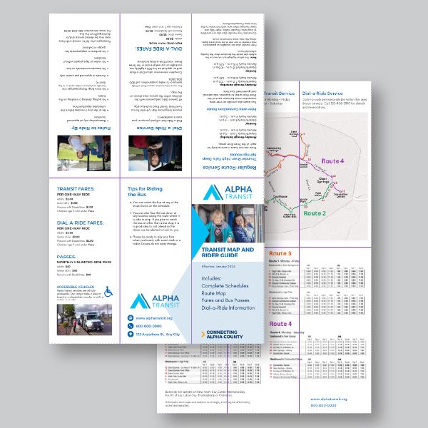 Passenger Guide Brochures