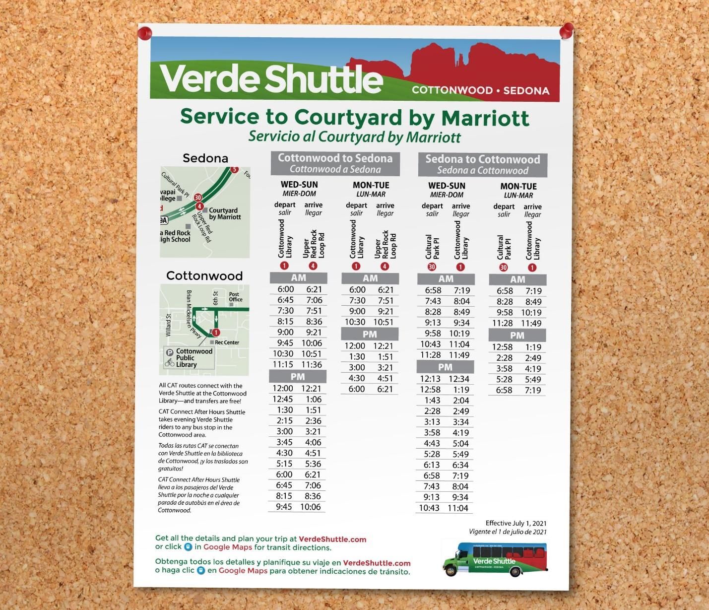 Customized Verde Shuttle Info | National RTAP | Sedona