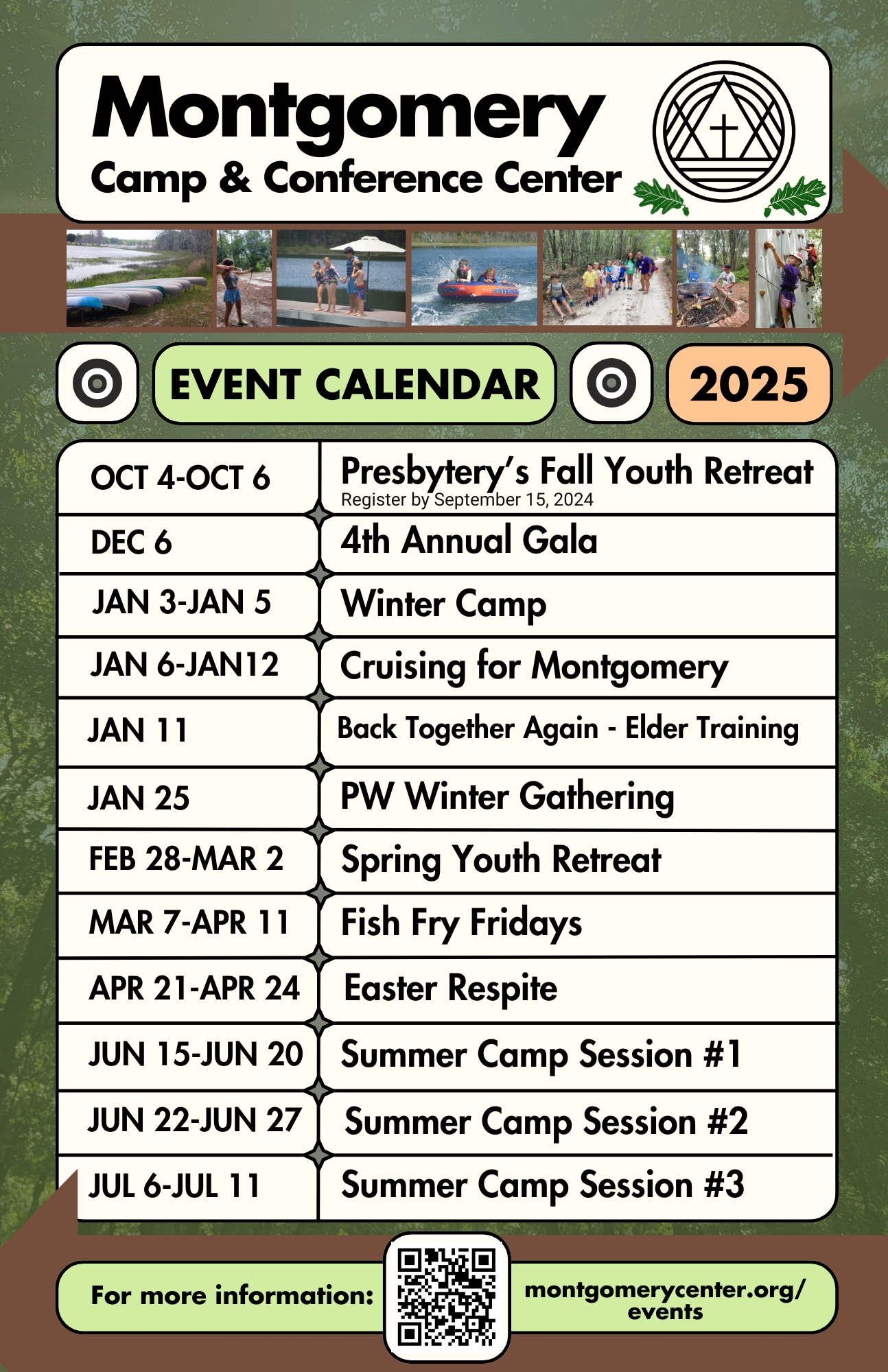 Montgomery Center's Featured Events and Calendar of Events