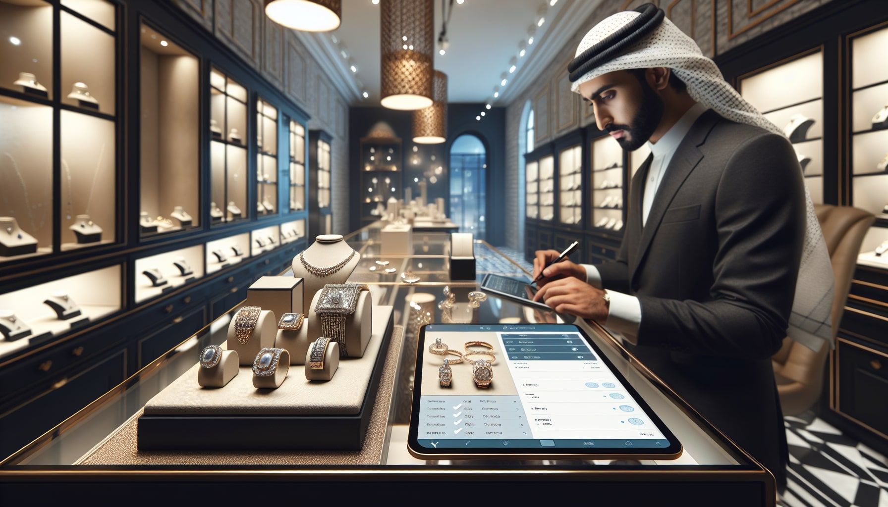 How do you optimize the inventory of luxury items?