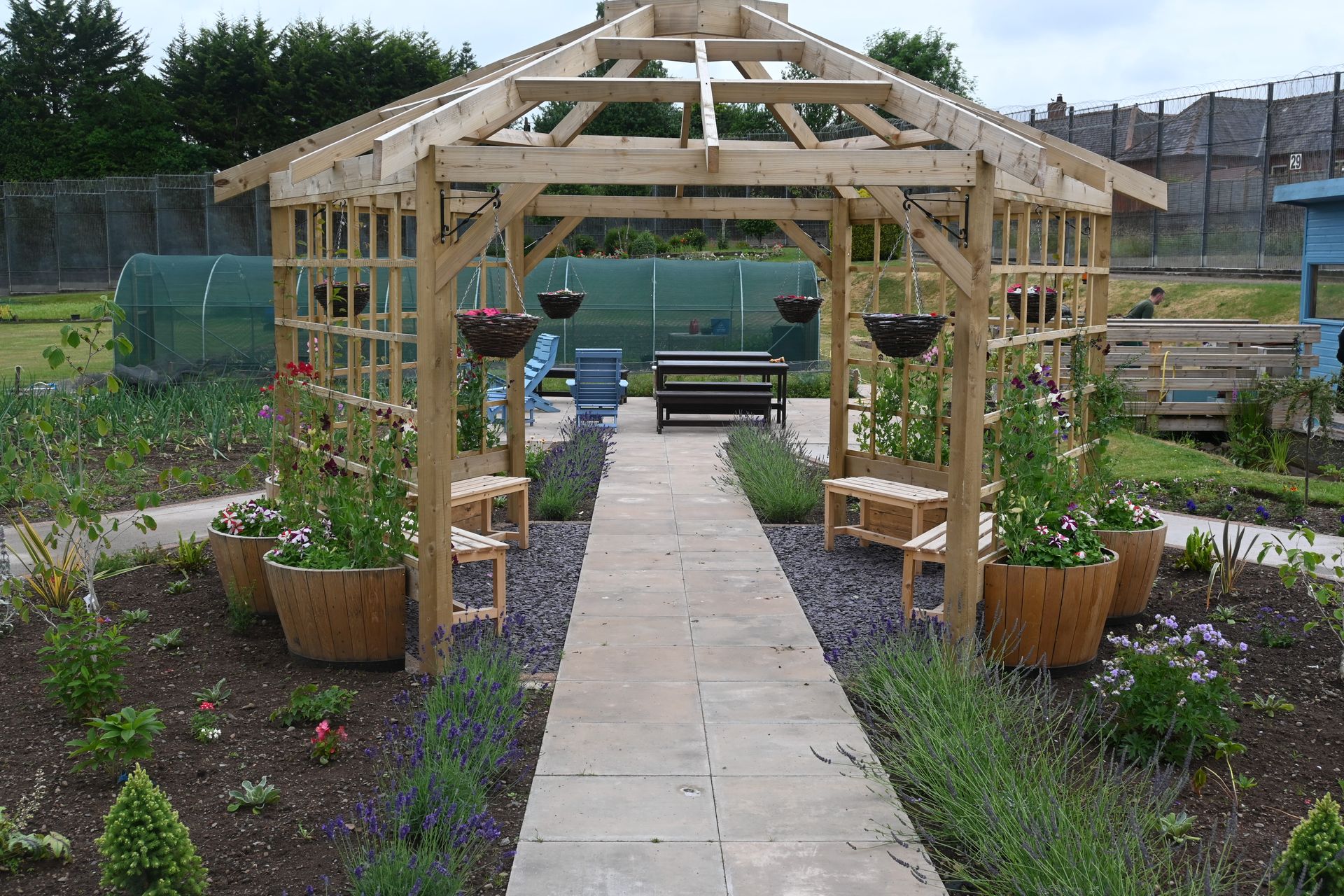 The Wellbeing Garden at HMP Dumfries