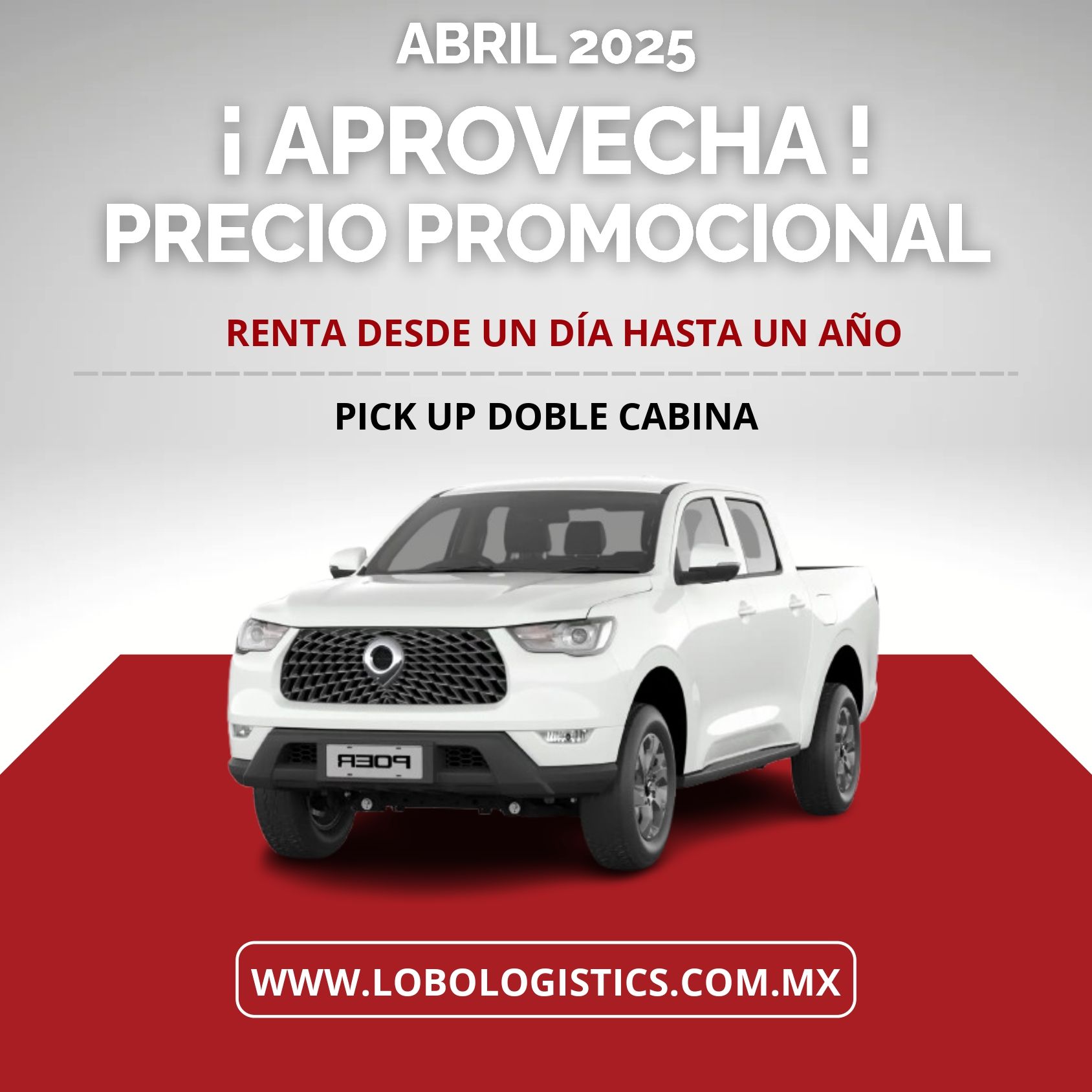 Renta de remolques y camionetas de carga en Mérida