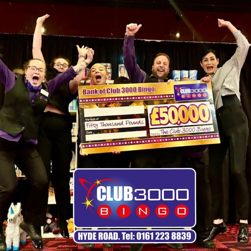 DOUBLE DELIGHT! Two £50,000 Jackpot Wins at Club 3000 Bingo Hyde Road!