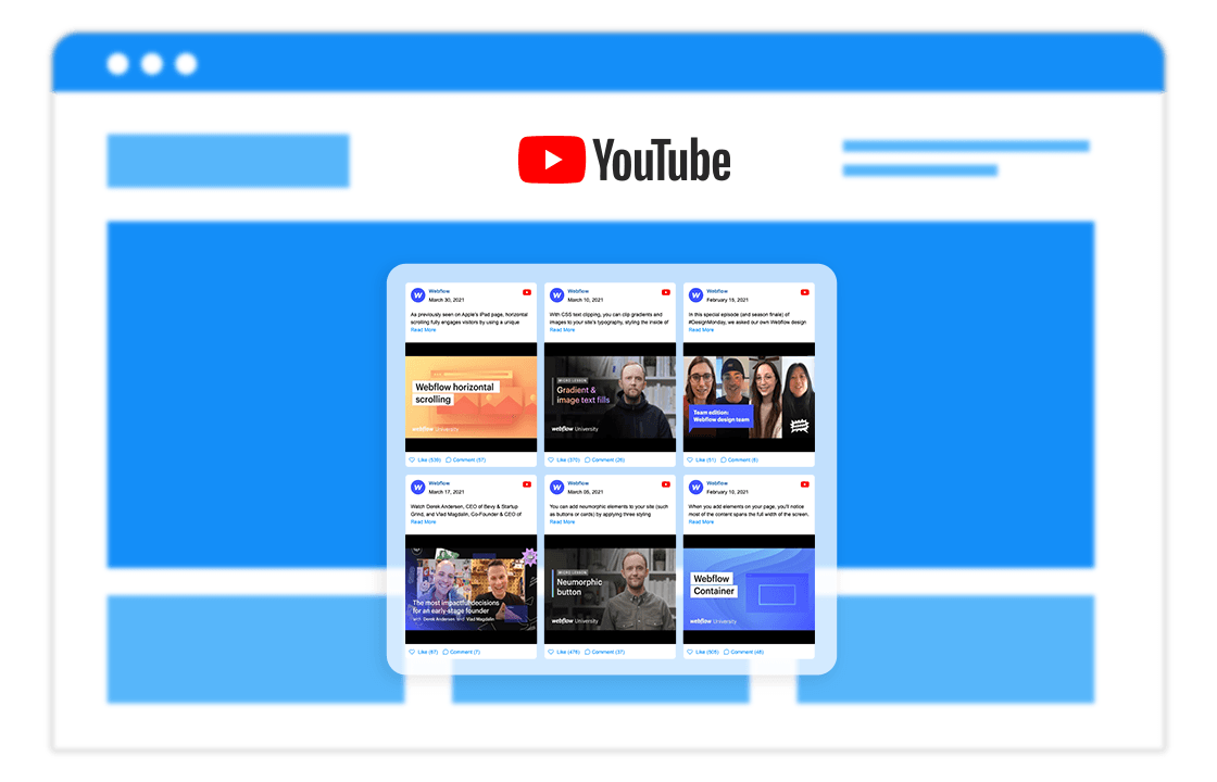 Our Website Widgets
