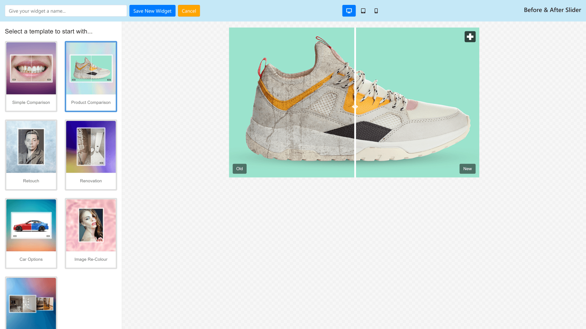 Before & After Slider