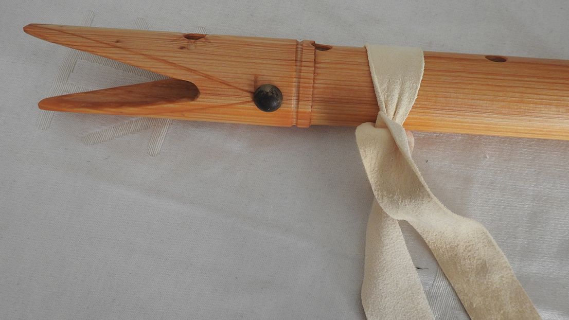 Indiaanse stijl fluit muziek