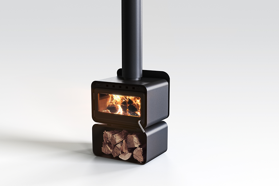 Blaze B100 slow combustion wood heater, Blaze wood stove