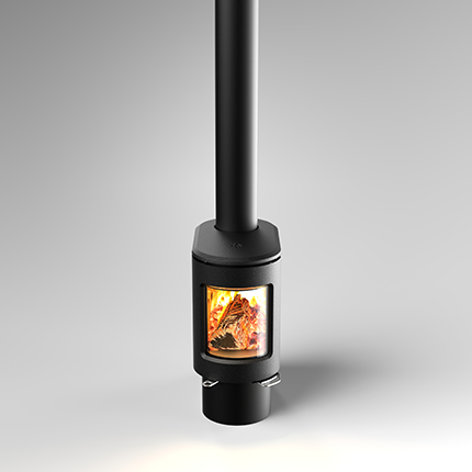 Nectre Form 1, small radiant heater, outside air, cooktop