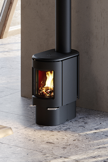 Nectre Form 1, small radiant heater, outside air, cooktop