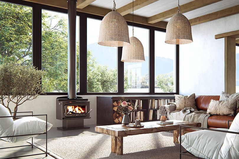 Nectre Mk1 radiant wood heater, Australian made heater