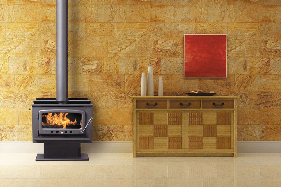 Nectre Mk2 convection and radiant heater, efficient wood heater