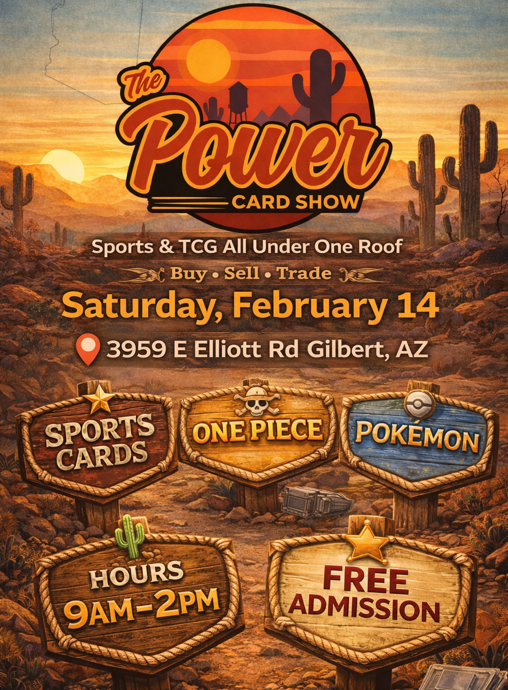 The East Valley's Best Card Show! |The Power Card Show
