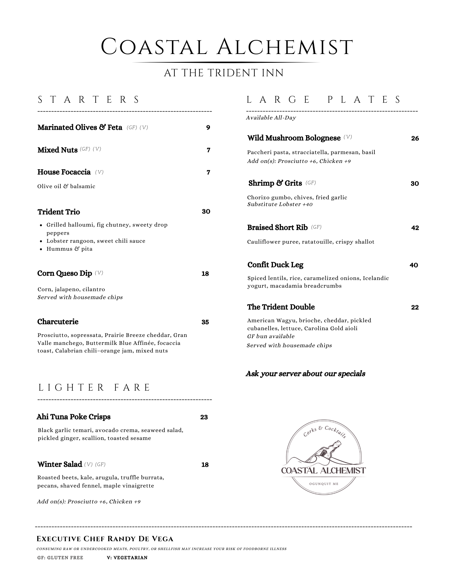 Restaurant | Coastal Cuisine | Ogunquit, ME