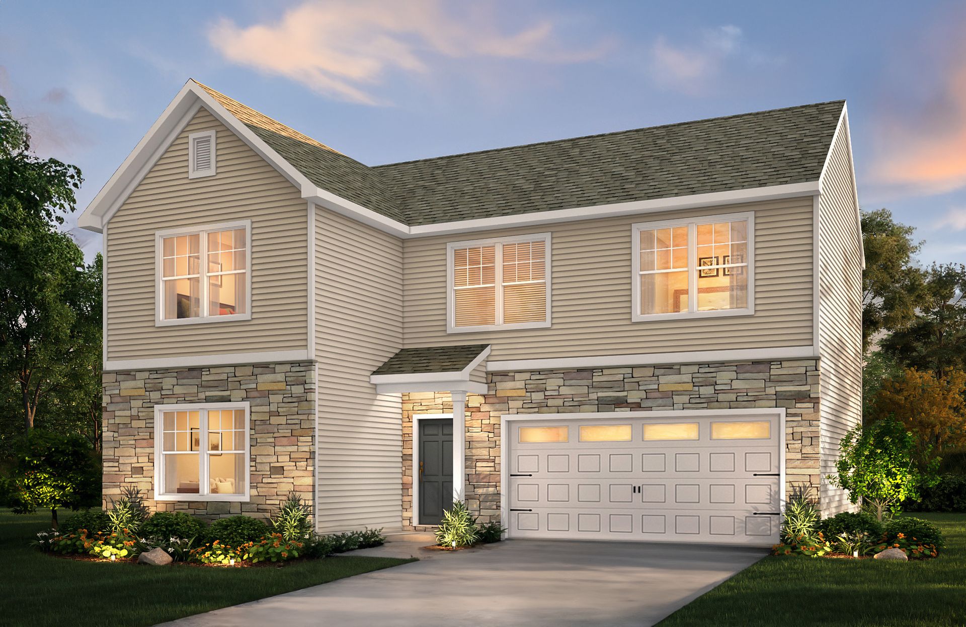 Charlotte Floorplan | Semi-Custom Homes | True Homes