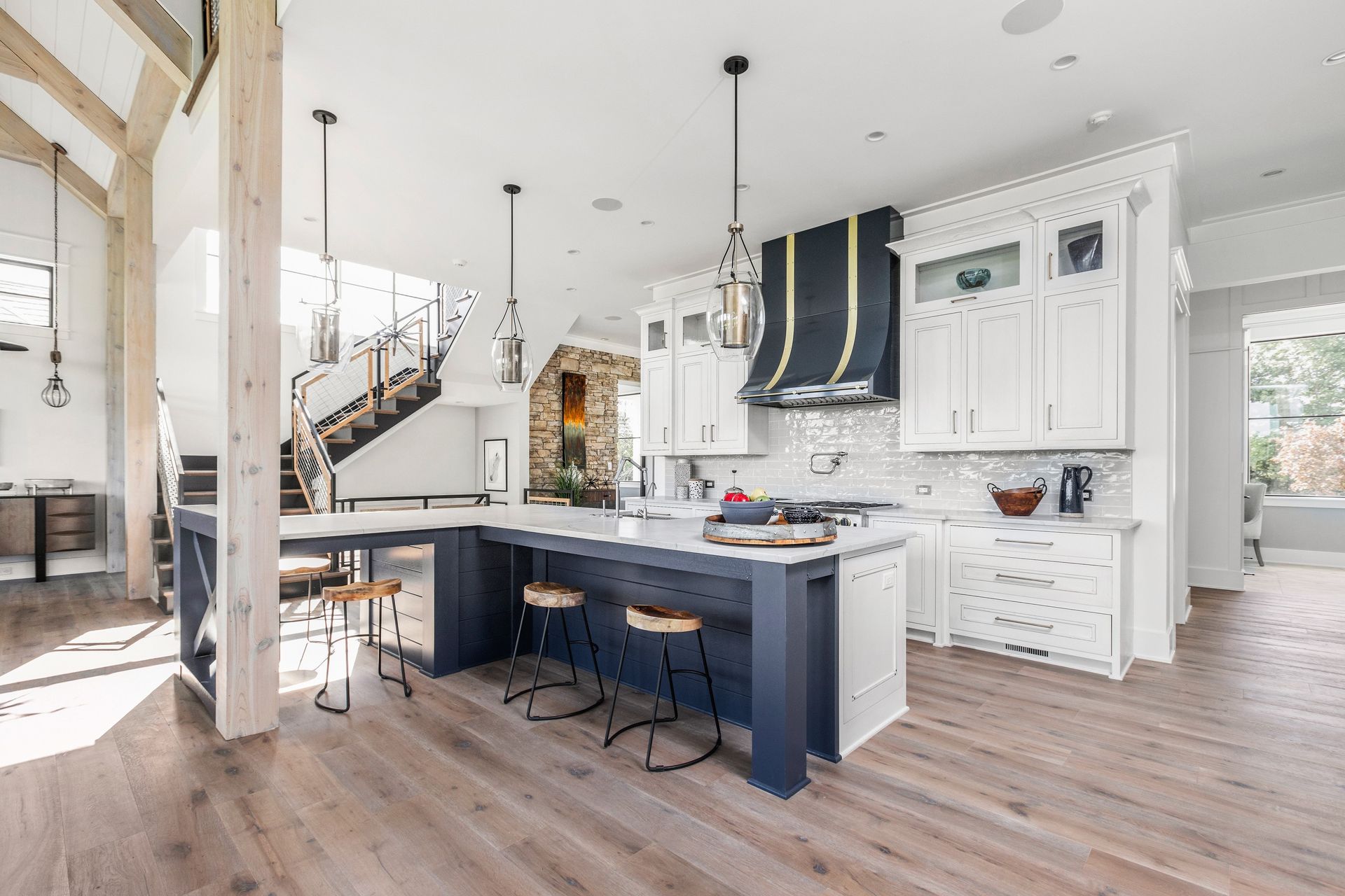 Modern Farmhouse | Carmel, IN | Goldberg Design Group