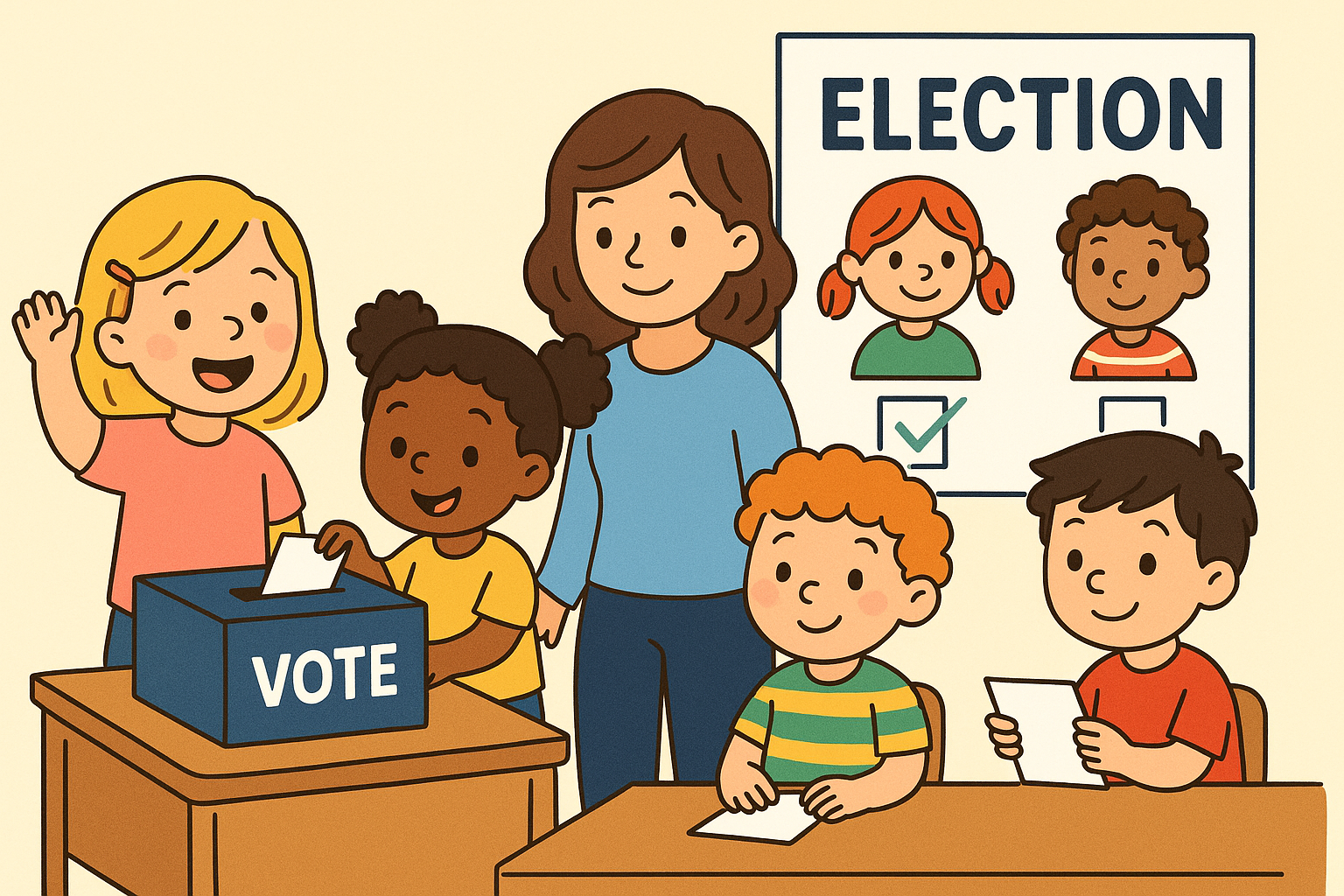 Teaching Preschoolers About Voting Building Confidence & Community at ...