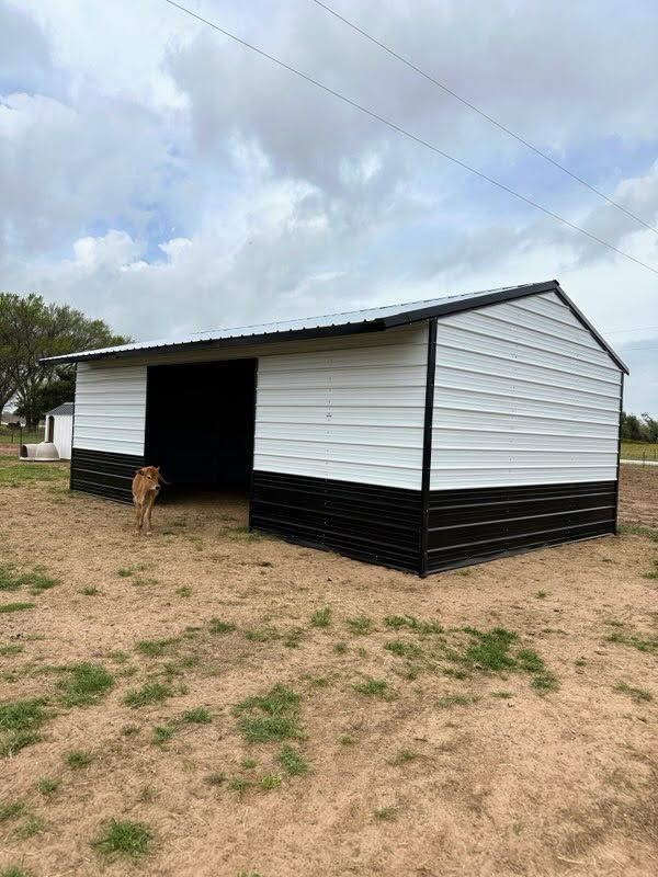 Loafing Shed | Castle Metal Buildings - Kemp, TX