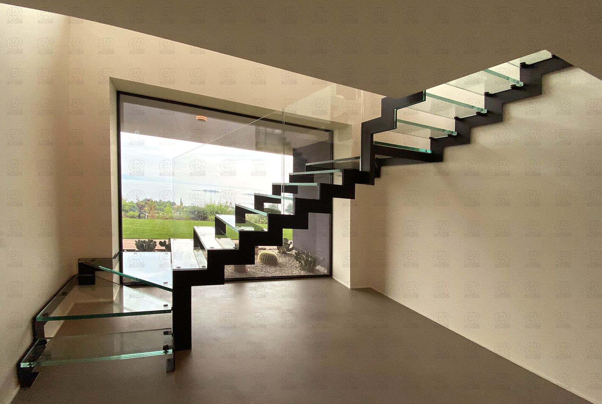 Scale in vetro moderne di design | Brescia, Castelcovati | C.P.R. Scale