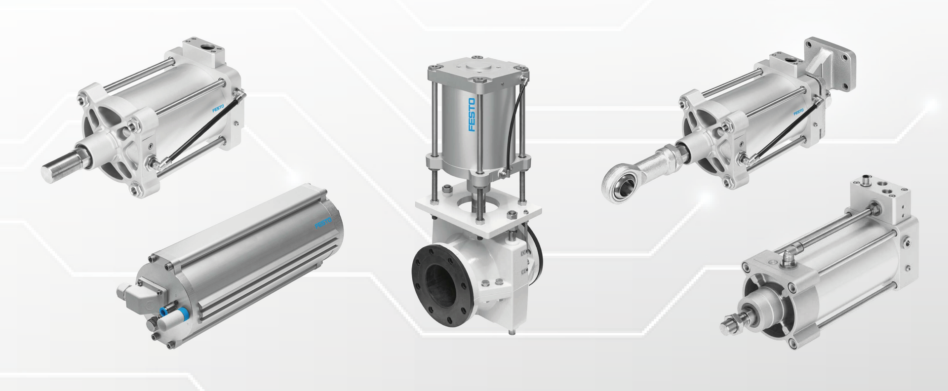 Actuadores Neumáticos Lineales Proporcionales DFPI - con posicionador interno