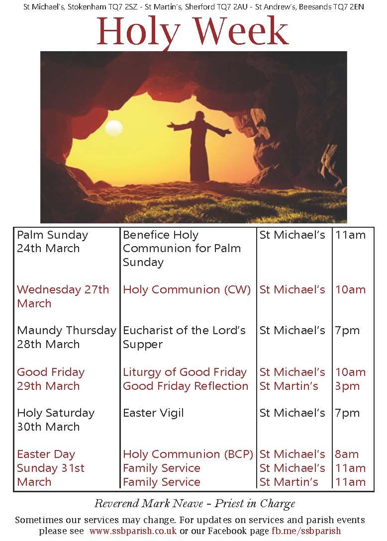 Holy Week Services