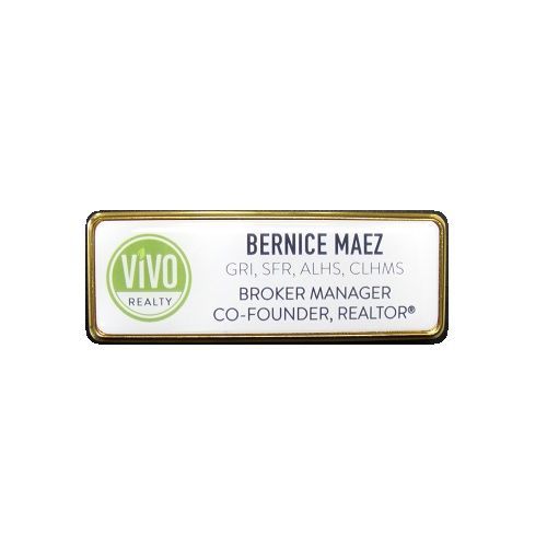 Decorative Name Badge Frames