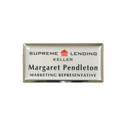 Decorative Name Badge Frames
