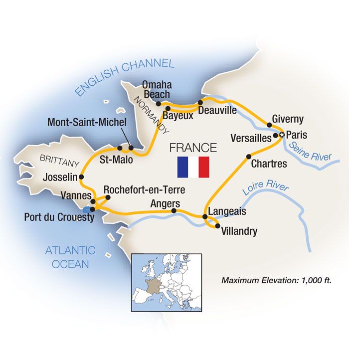 Tauck Northern France Tour: Castles to Coastlines