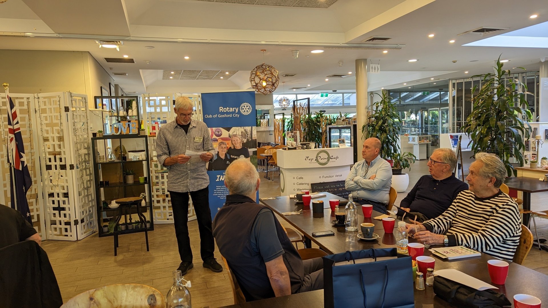 Speaker - Harold Sharp Order of Australia