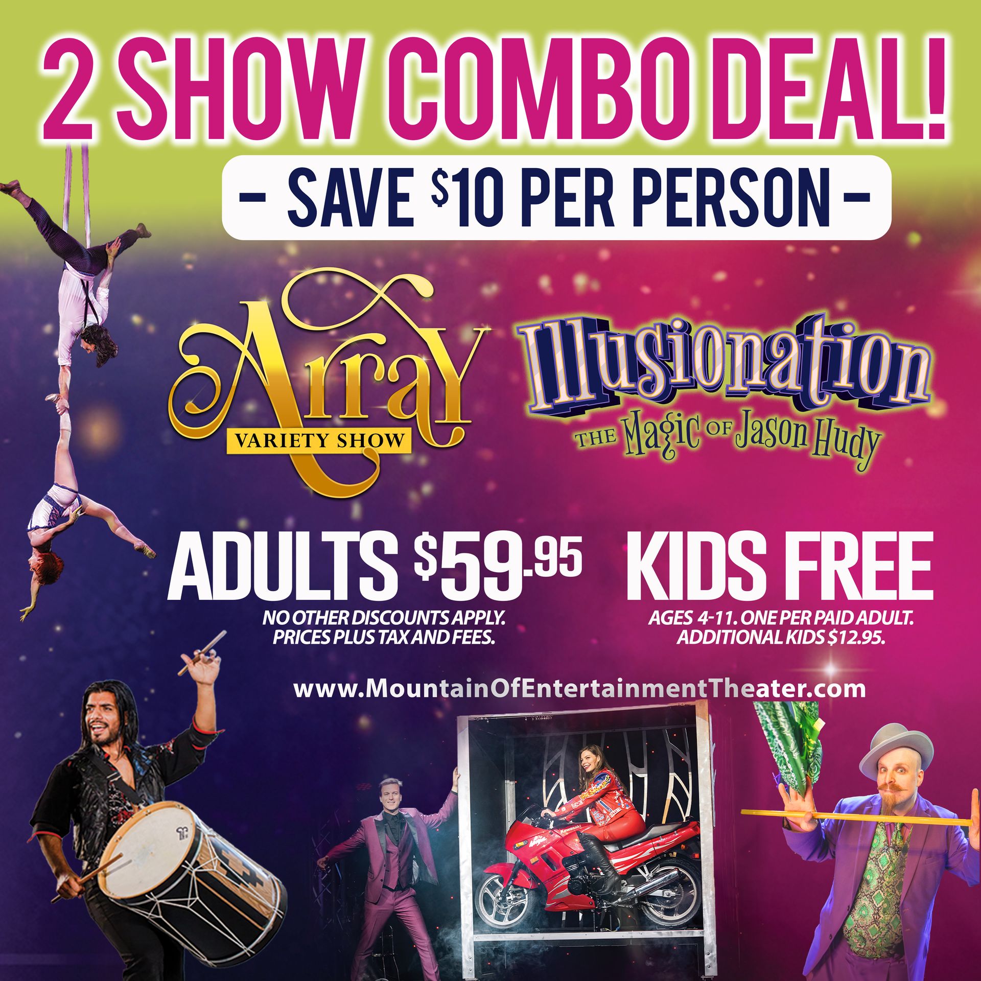 Pigeon Forge Show - ARRAY | Mountain of Entertainment Theater
