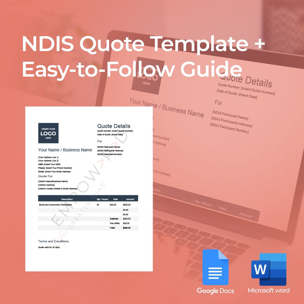 Independent Support Worker NDIS Templates & Resources | Empowrd