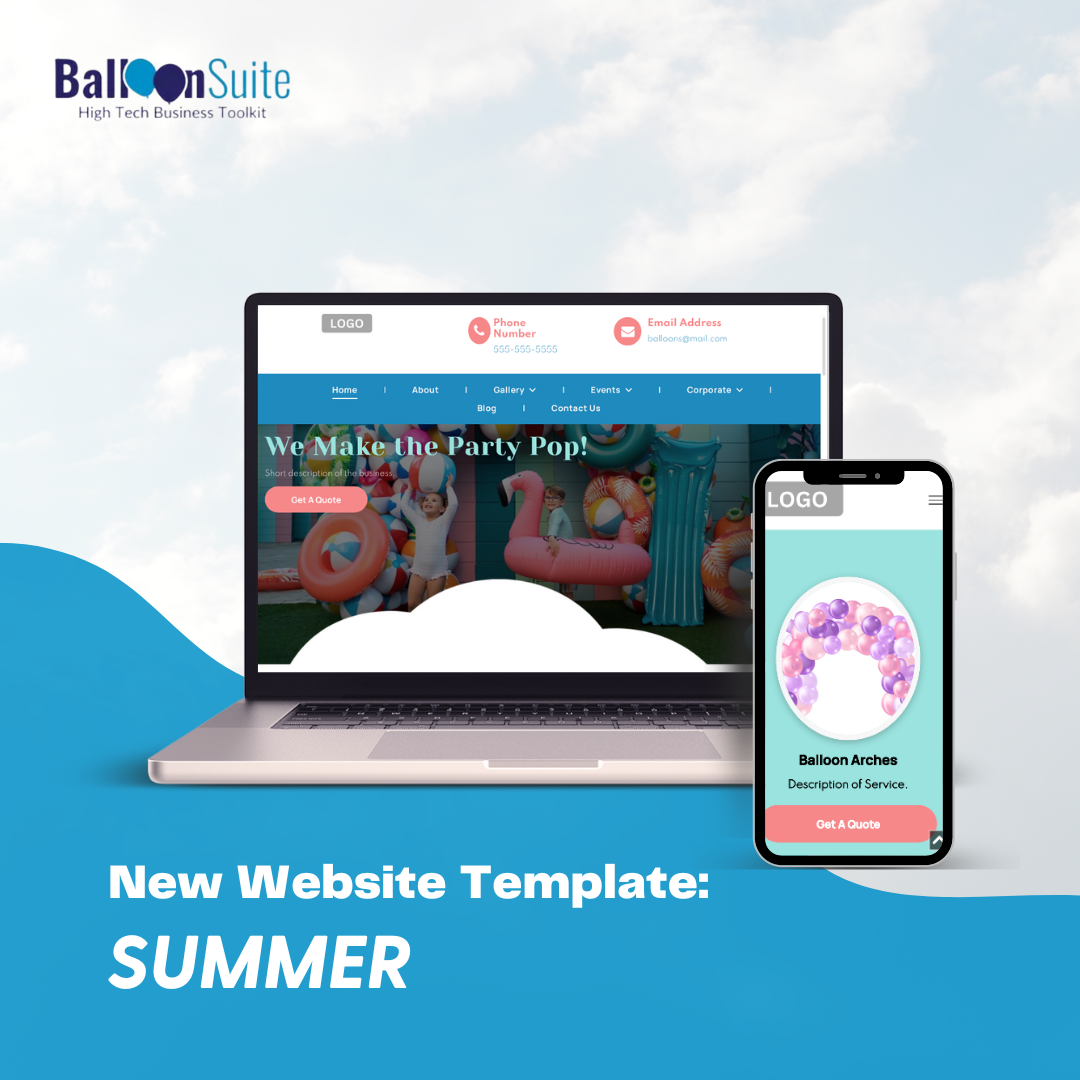 New Website Template - Summer