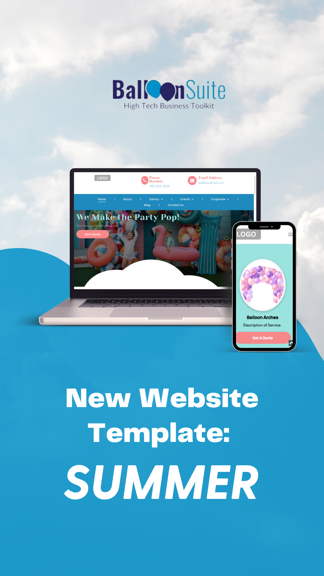 New Website Template - Summer