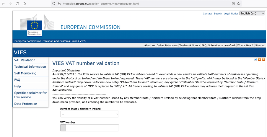 Integrating VIES VAT Validation with your ERP